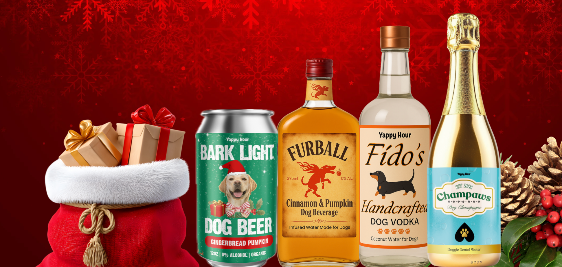 Yappy Hour | The Dog Booze Company | Dog Beer, Wine & Champagne